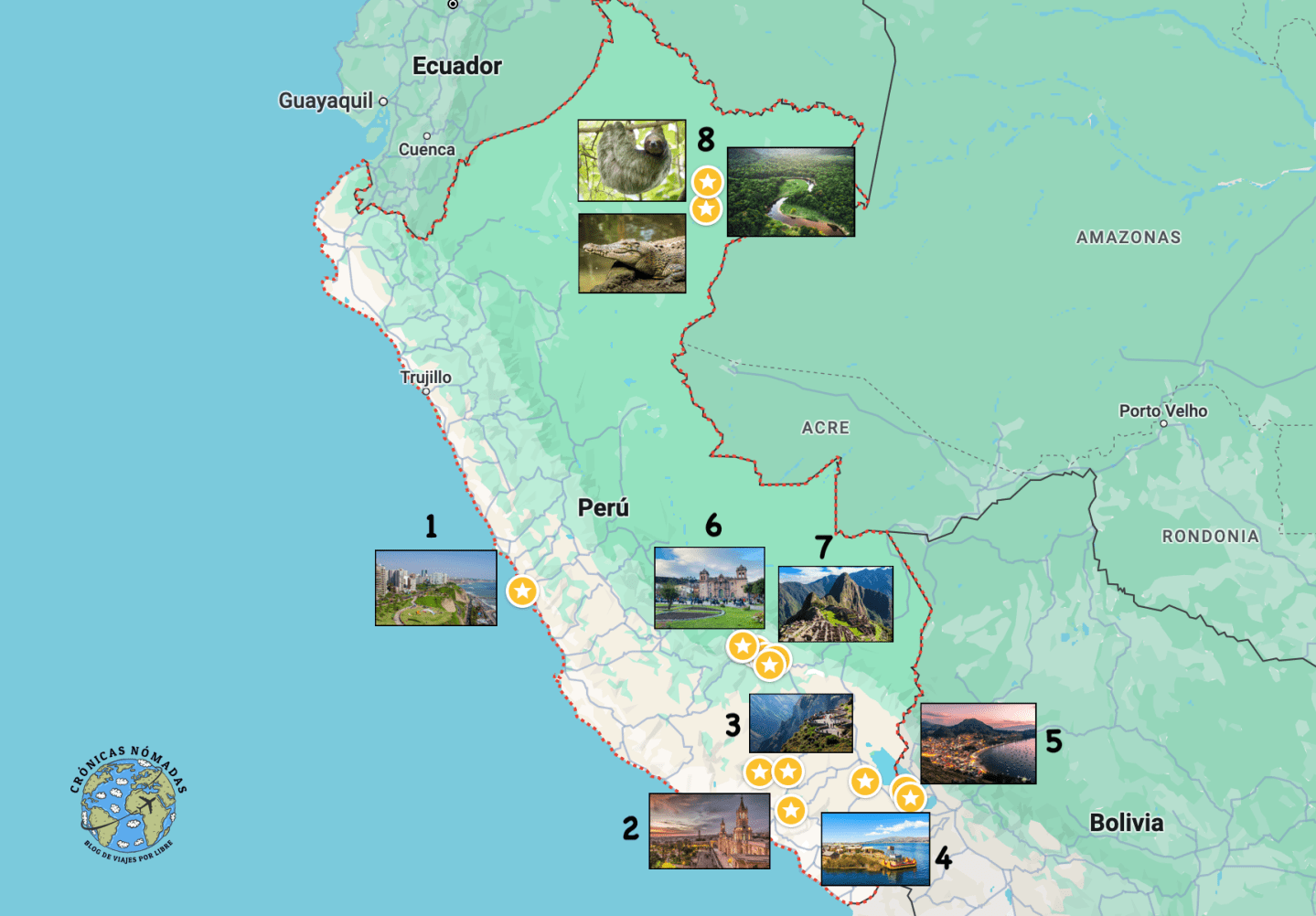 Ruta de 14 días por Perú (por libre) – CRÓNICAS NÓMADAS